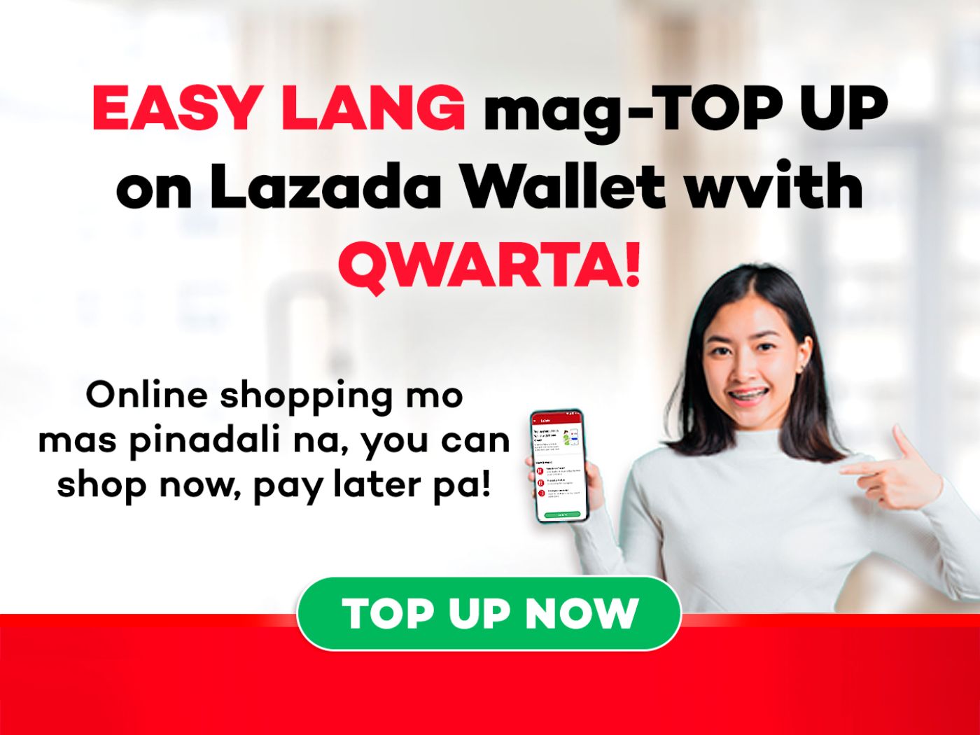 Top up your Lazada wallet, pay by installment! - Home Credit