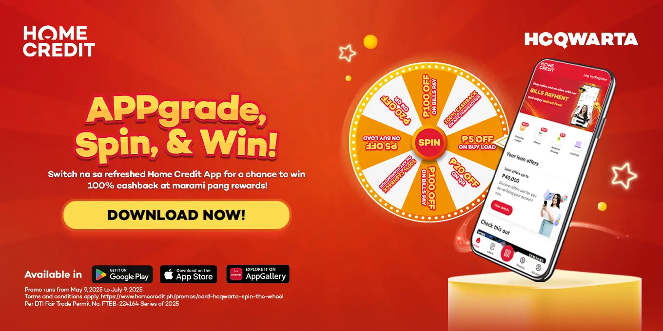 APPgrade, Spin, and Win in the Refreshed Home Credit App!